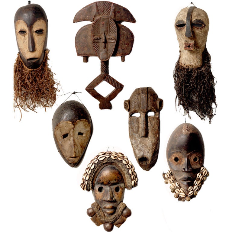 AFRICAN TRIBAL MASKS at 1stDibs