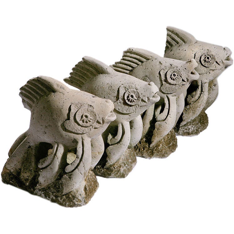 Stone Garden Fish at 1stDibs
