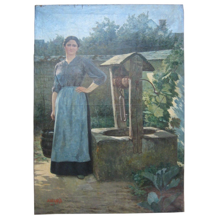 Painting by French Artist J. Gerard, Dated 1899 at 1stDibs | j gerard ...