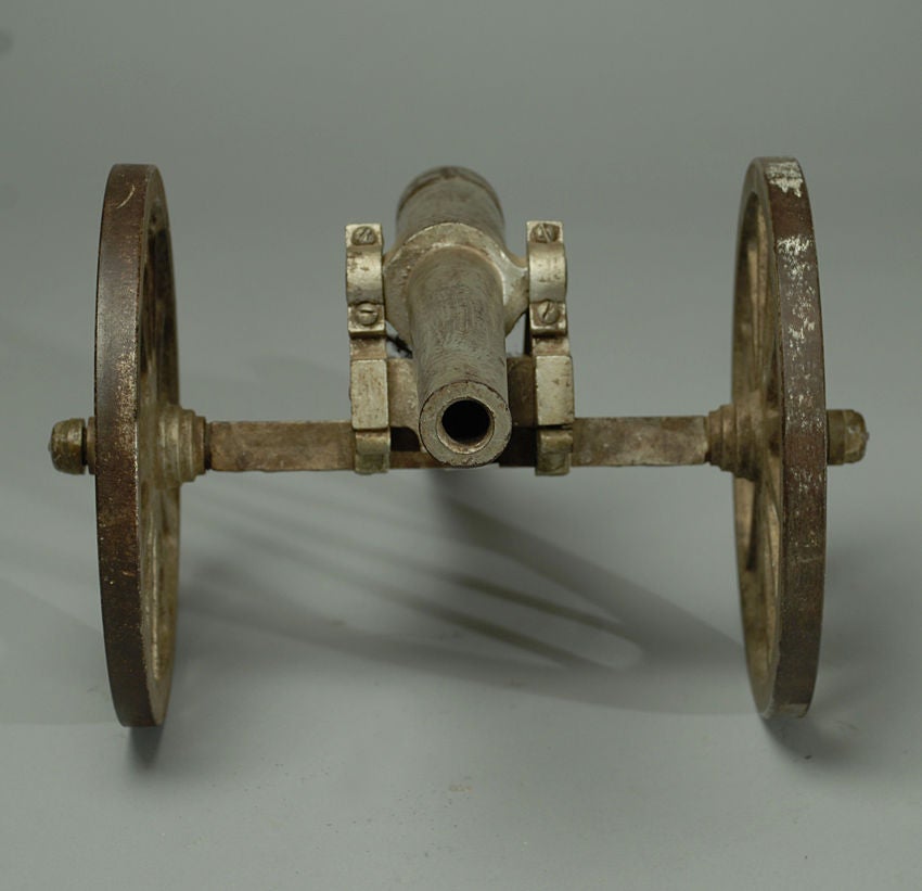 Large Cast Iron Signal Cannon at 1stDibs