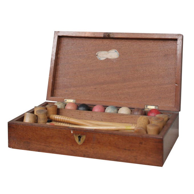A 19th Century Miniature Croquet Set at 1stDibs
