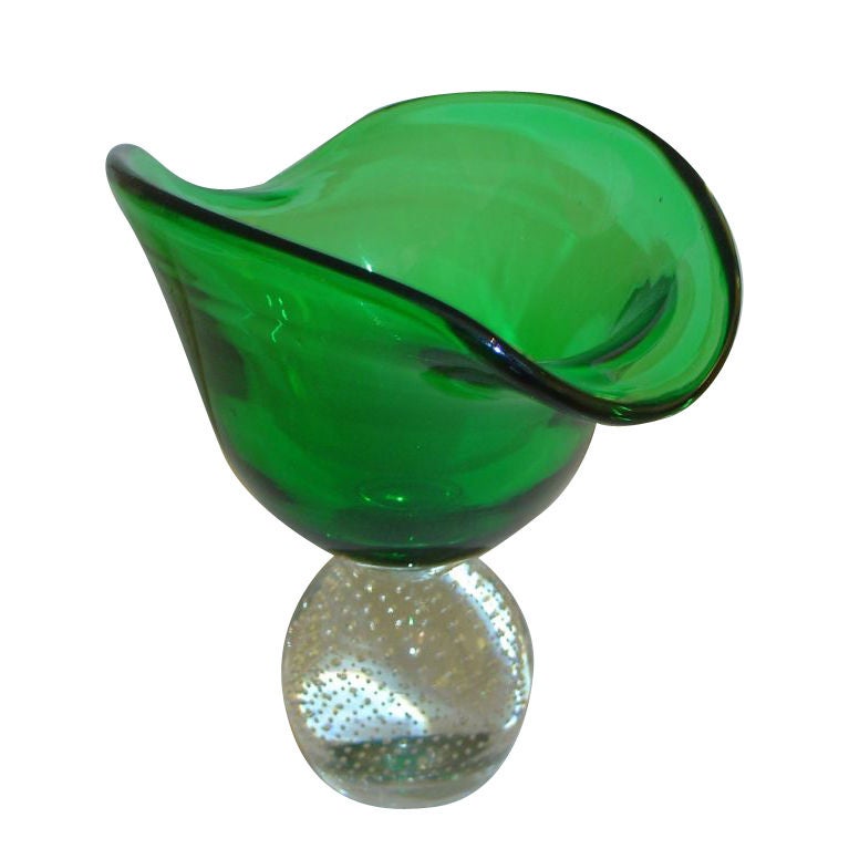 Mid Century Erickson Art Glass Vase at 1stDibs