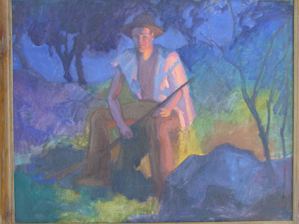 Painting by WPA Artist Robert Allen Wilcox For Sale at 1stDibs | r ...