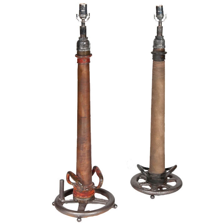 Vintage Fire hose Lamps at 1stDibs