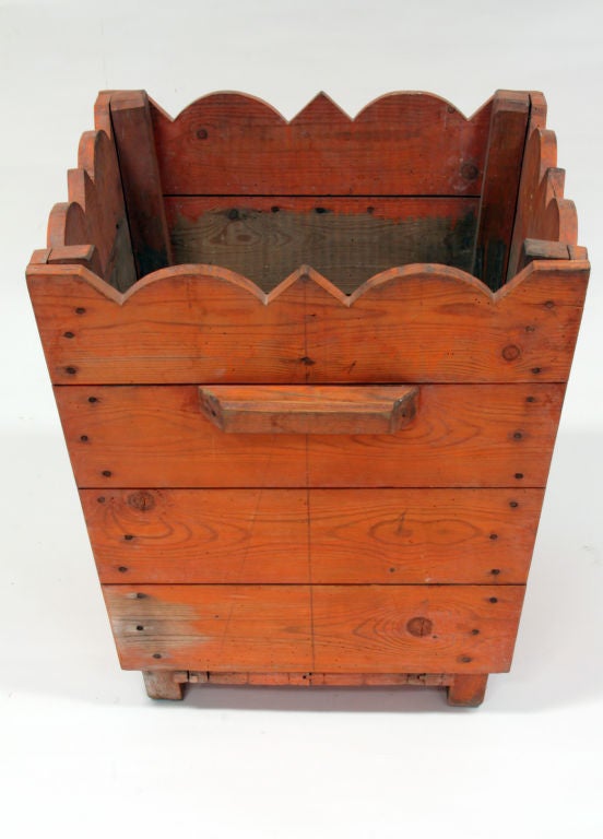 French Wooden Planter For Sale at 1stDibs