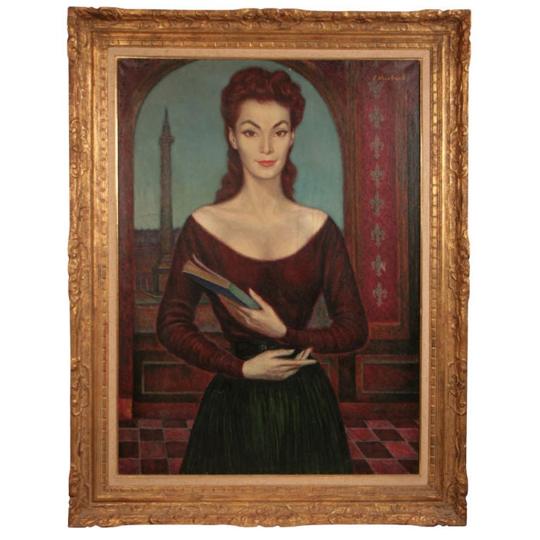 French Oil Painting by V. Neubert at 1stDibs | neubert painting