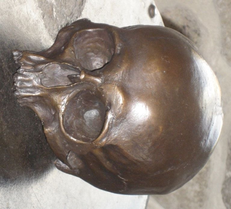 Cast Bronze Skull For Sale at 1stdibs