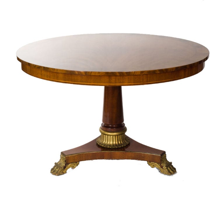 Neoclassical Style Breakfast/Center Coffee Table at 1stDibs