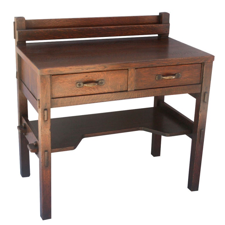 Early Gustav Stickley Desk at 1stDibs