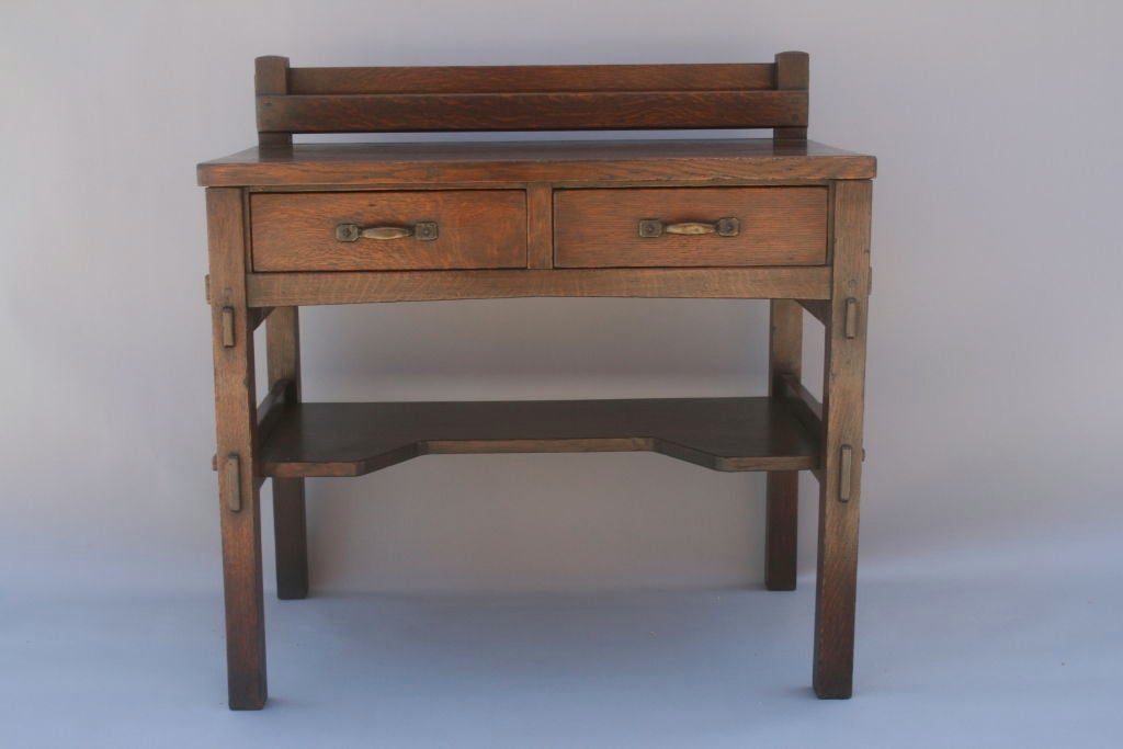 Early Gustav Stickley Desk at 1stDibs