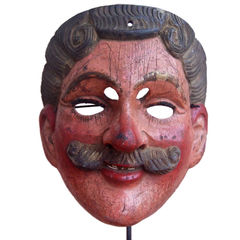 Guatemalan Dance Mask Early 20th Century at 1stDibs