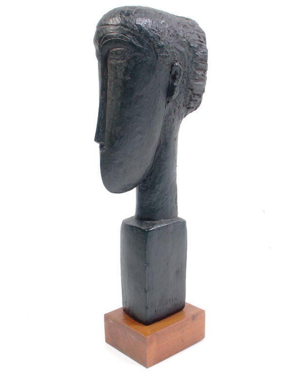 After Amedeo Modigliani Modernist Sculpture at 1stdibs