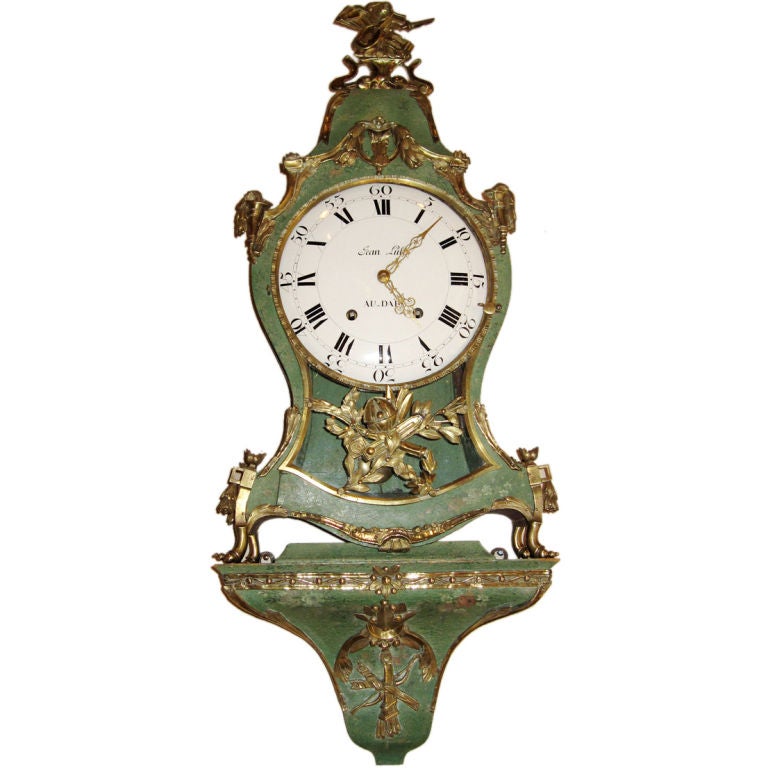 18th Century Vernis Martin Clock at 1stDibs