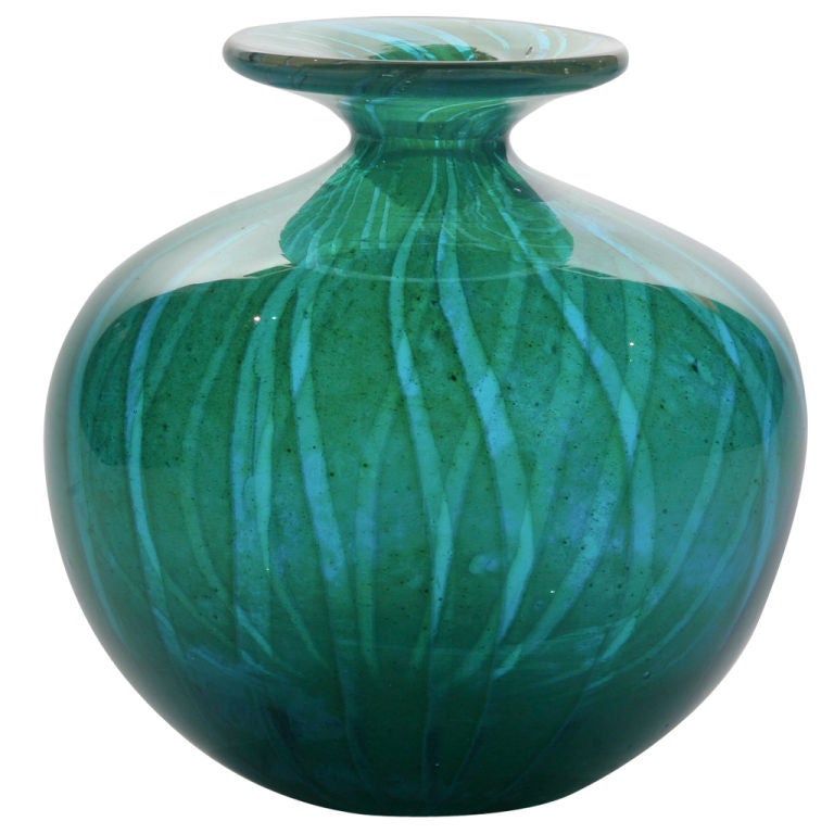 Maltese Glass Vase at 1stDibs