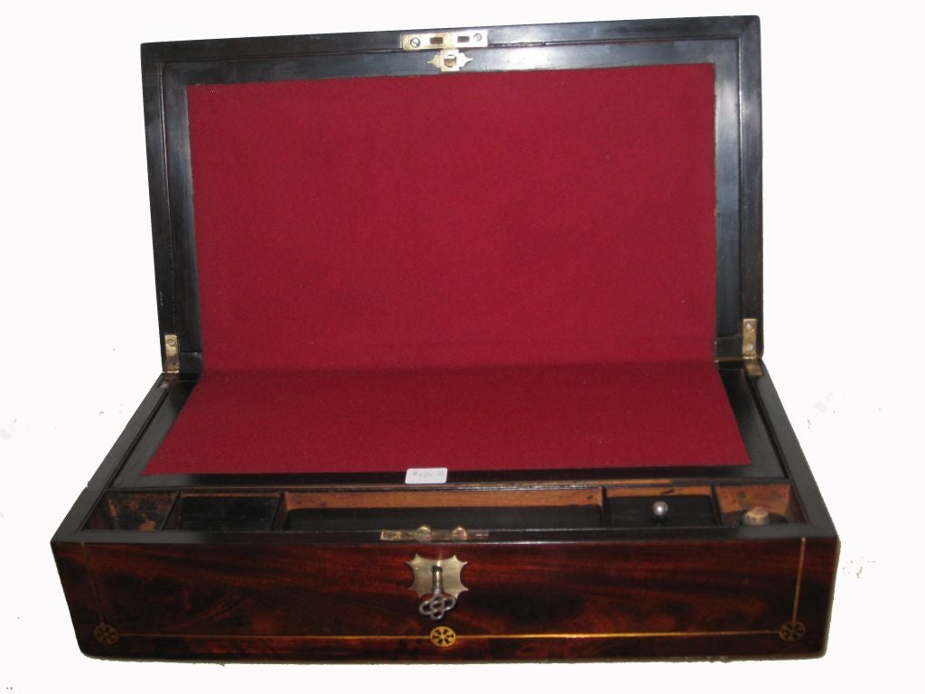 Victorian Mahogany Writing Box at 1stDibs
