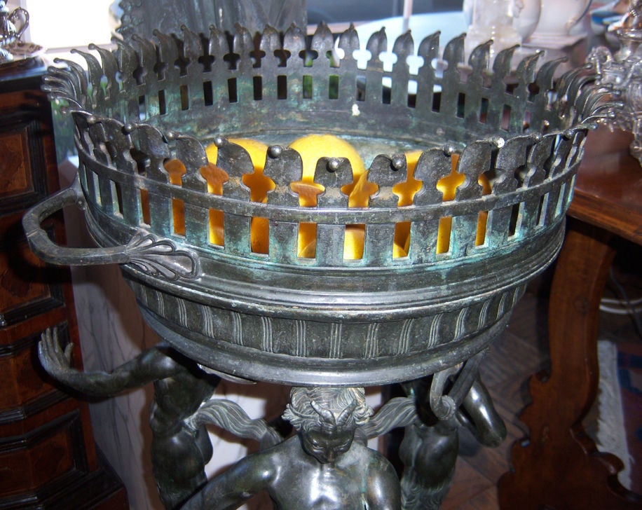 Fine Italian Bronze Brazier at 1stDibs