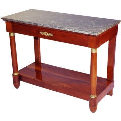 French Influenced Biedermeier Console Table at 1stDibs