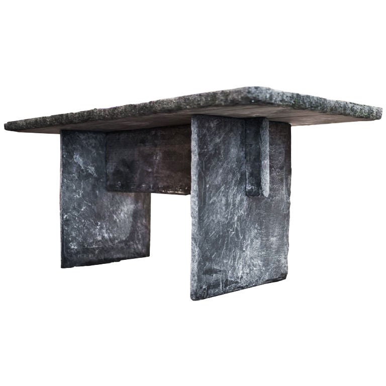 18th Century Primitive Slate Table at 1stDibs