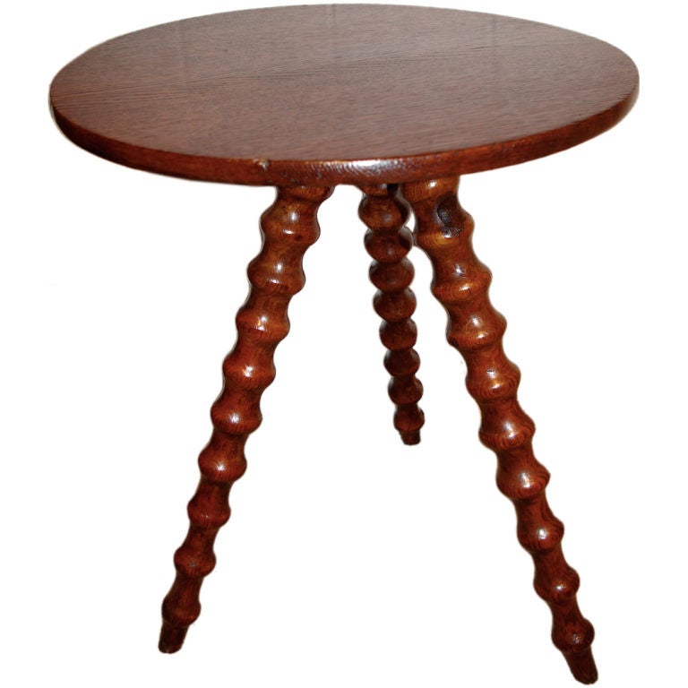 English Arts and Crafts Cricket Table at 1stDibs