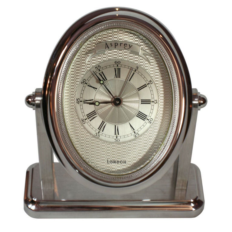 Asprey desk clock at 1stDibs