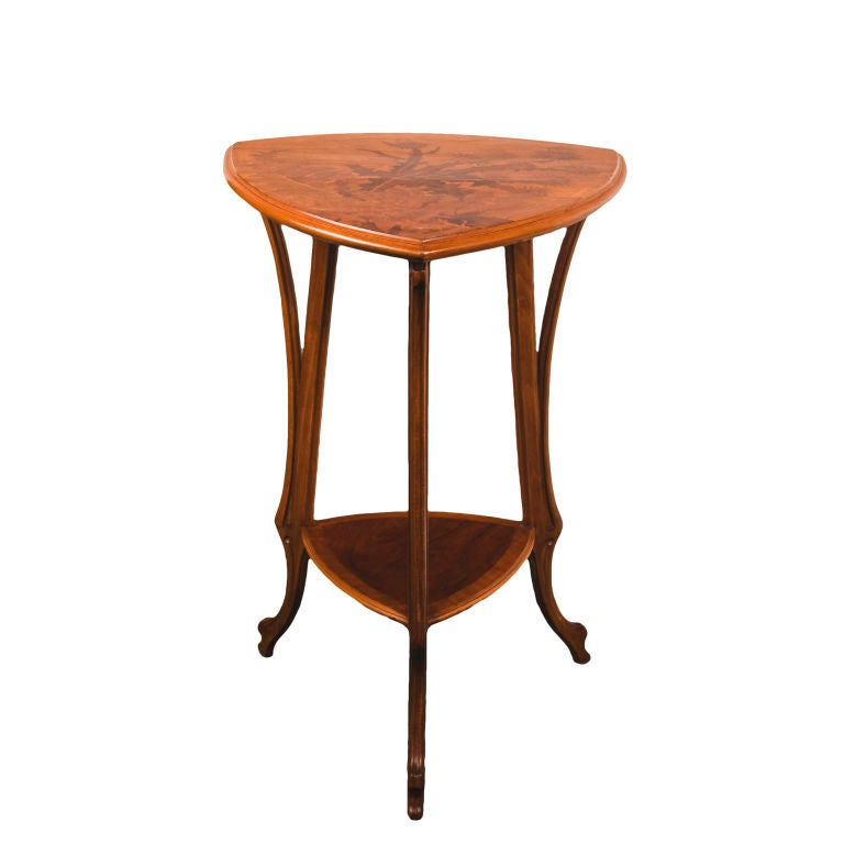 French Art Nouveau Table by, Emile Gallé at 1stDibs