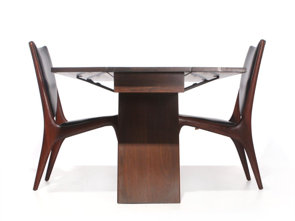 Solid Walnut Console Table by Vladimir Kagan at 1stDibs