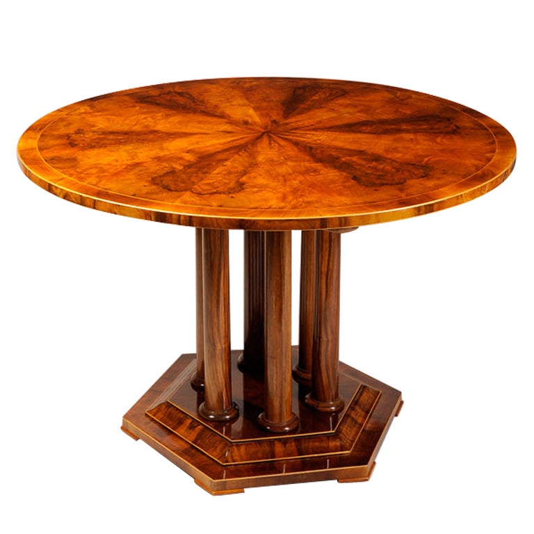 A Biedermeier Pedestal Table by Joseph Danhauser at 1stDibs