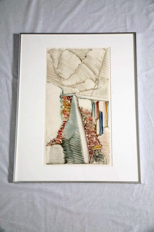 'Fragmentary View' Monotype Art by Matt Phillips, 1970s For Sale at ...