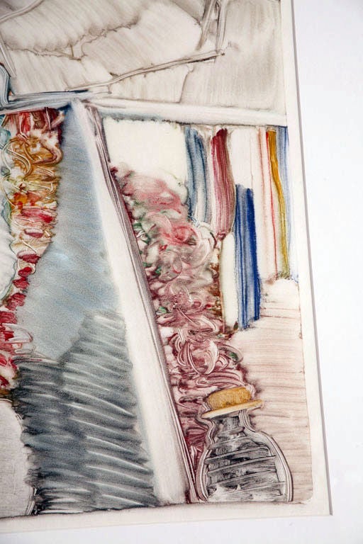 'Fragmentary View' Monotype Art by Matt Phillips, 1970s For Sale at ...