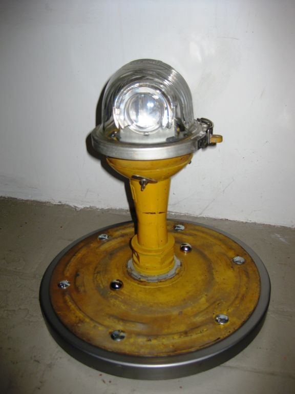 Industrial-Style Airport Runway Pendant Light Fixtures at 1stDibs