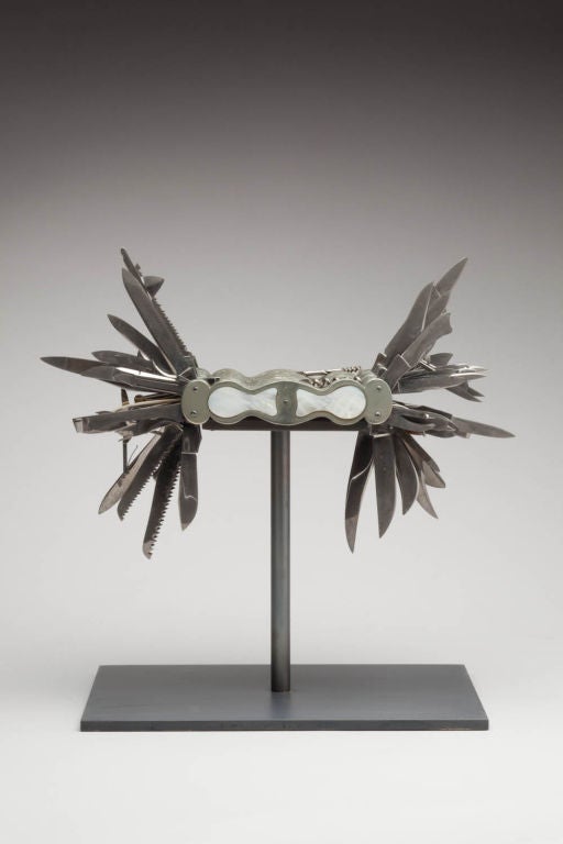 A Magnificent 100 Blade Exhibition Knife at 1stDibs