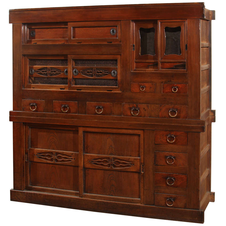 Japanese Kitchen Pantry Chest at 1stDibs