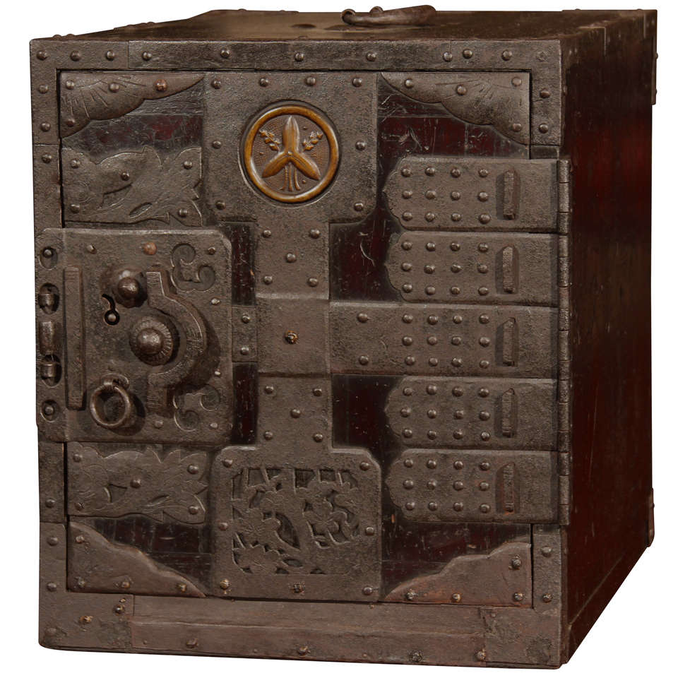 Japanese Ships Captain's Safe Chest at 1stDibs