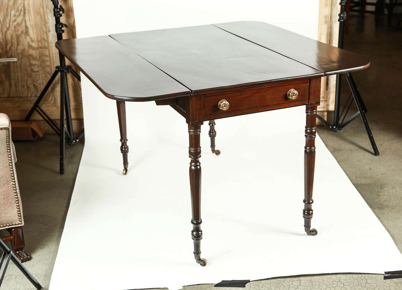 Antique Drop-Leaf Table at 1stDibs