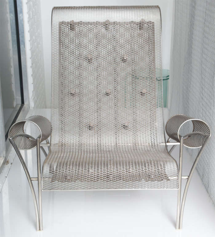 Toyo Ito "SUKI" Metal Armchair For Sale at 1stDibs | toyo chairs, toyo ...