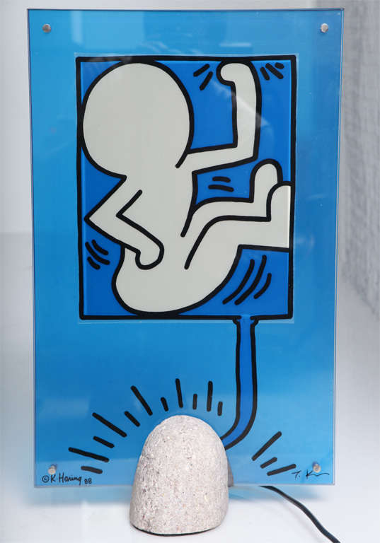 Keith Haring table Lamps at 1stDibs | keith haring lamp, keith haring ...