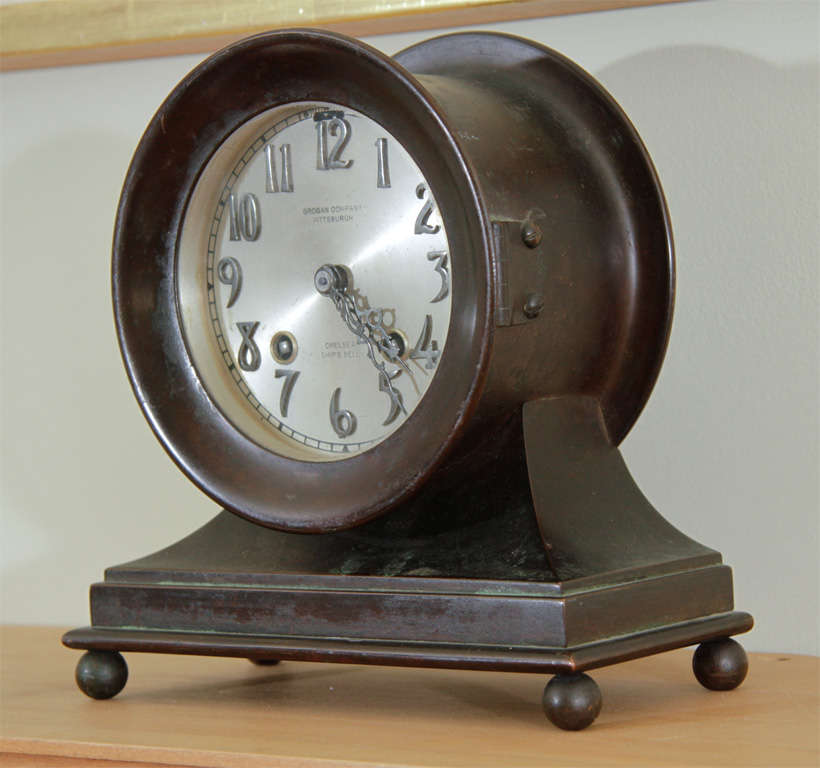 A Chelsea ship's Bell Clock by Grogan of Pittsburgh at 1stDibs ...
