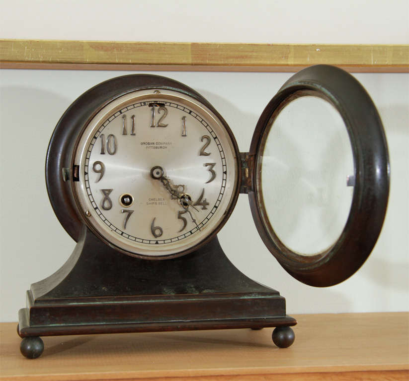 A Chelsea ship's Bell Clock by Grogan of Pittsburgh at 1stDibs ...