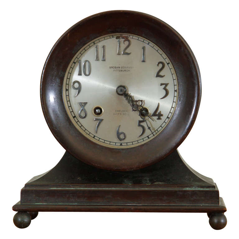 A Chelsea ship's Bell Clock by Grogan of Pittsburgh at 1stDibs ...
