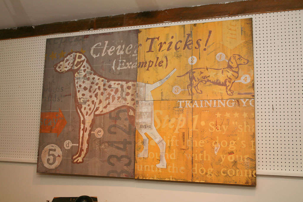 "Clever Tricks" Painting by Roger Groth at 1stDibs