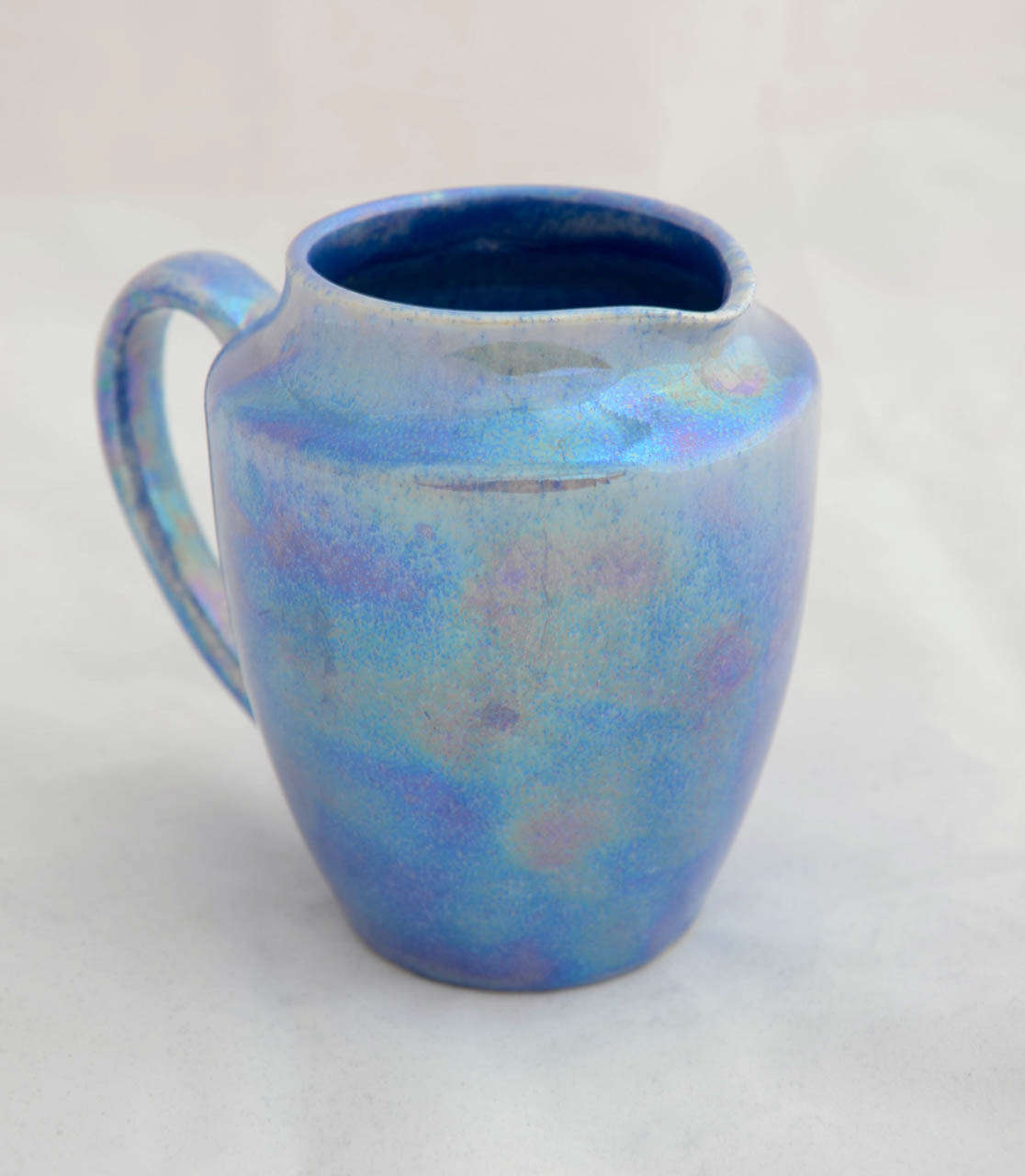 6 Piece Blue Lustreware Tea Set by The Ruskin Pottery, England 1927 For ...