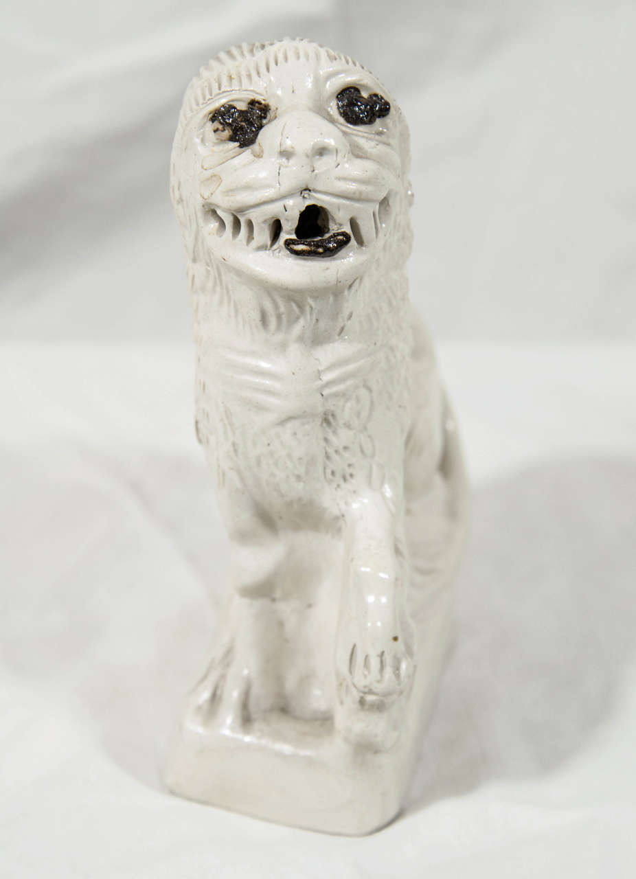 English Salt Glazed Pottery Lion Mid-18th Century Made circa 1760 at ...