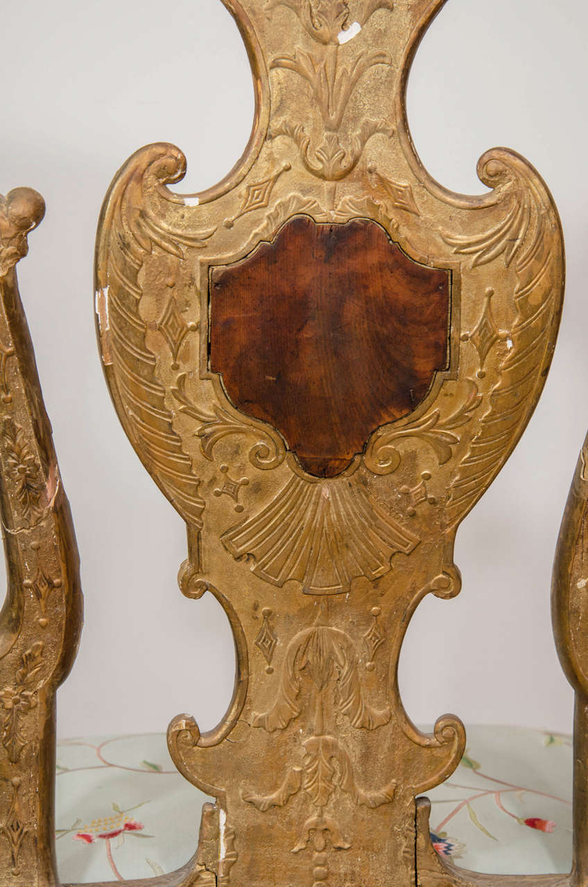 George I Style Giltwood Side Chair at 1stDibs