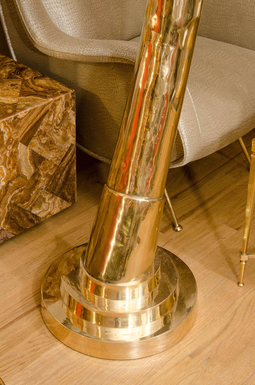 Pair of Brass Tusk Sculptures at 1stDibs