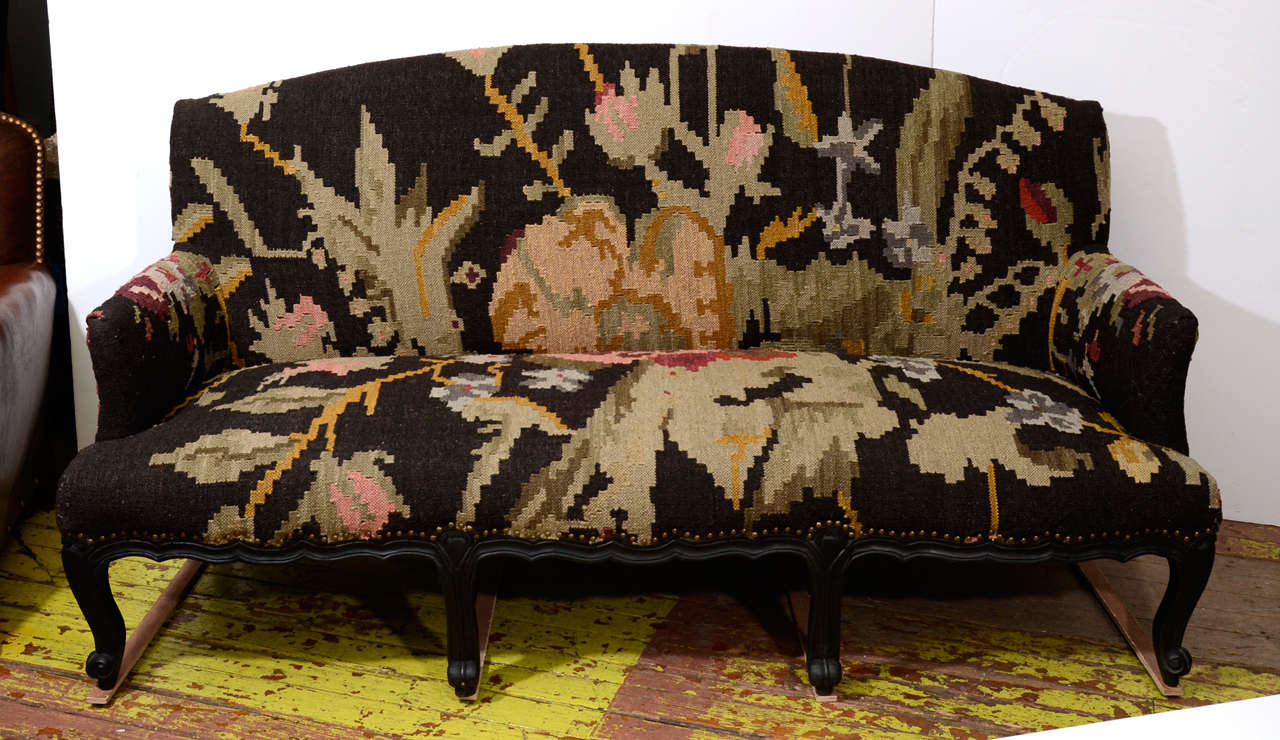 Indian Kilim Settee at 1stDibs