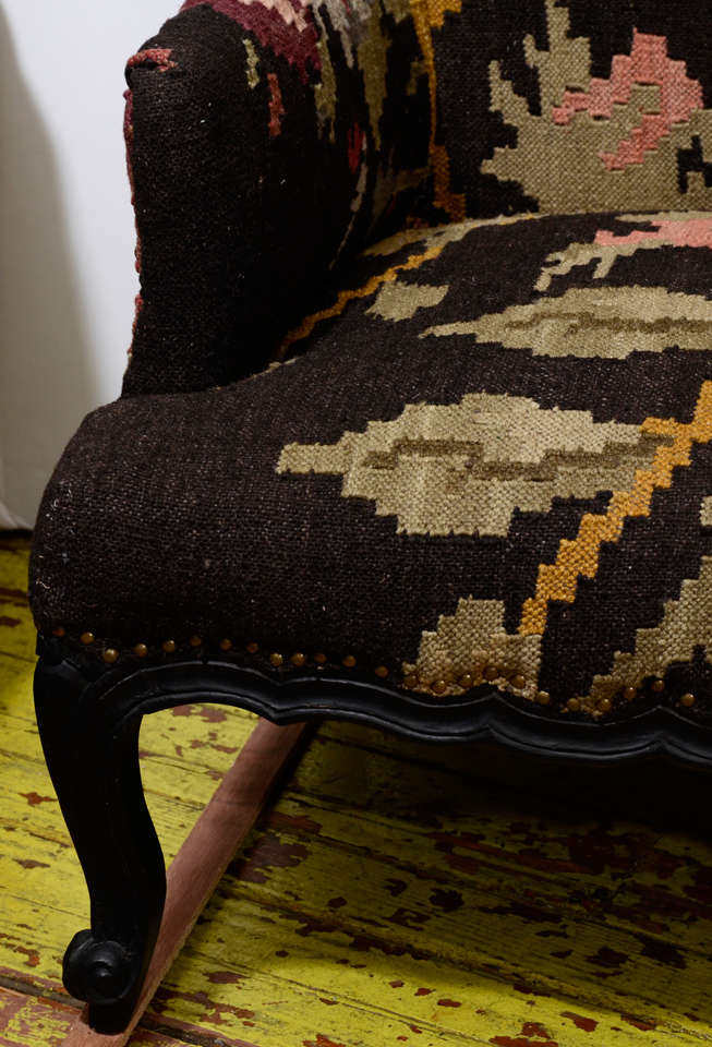 Indian Kilim Settee at 1stDibs