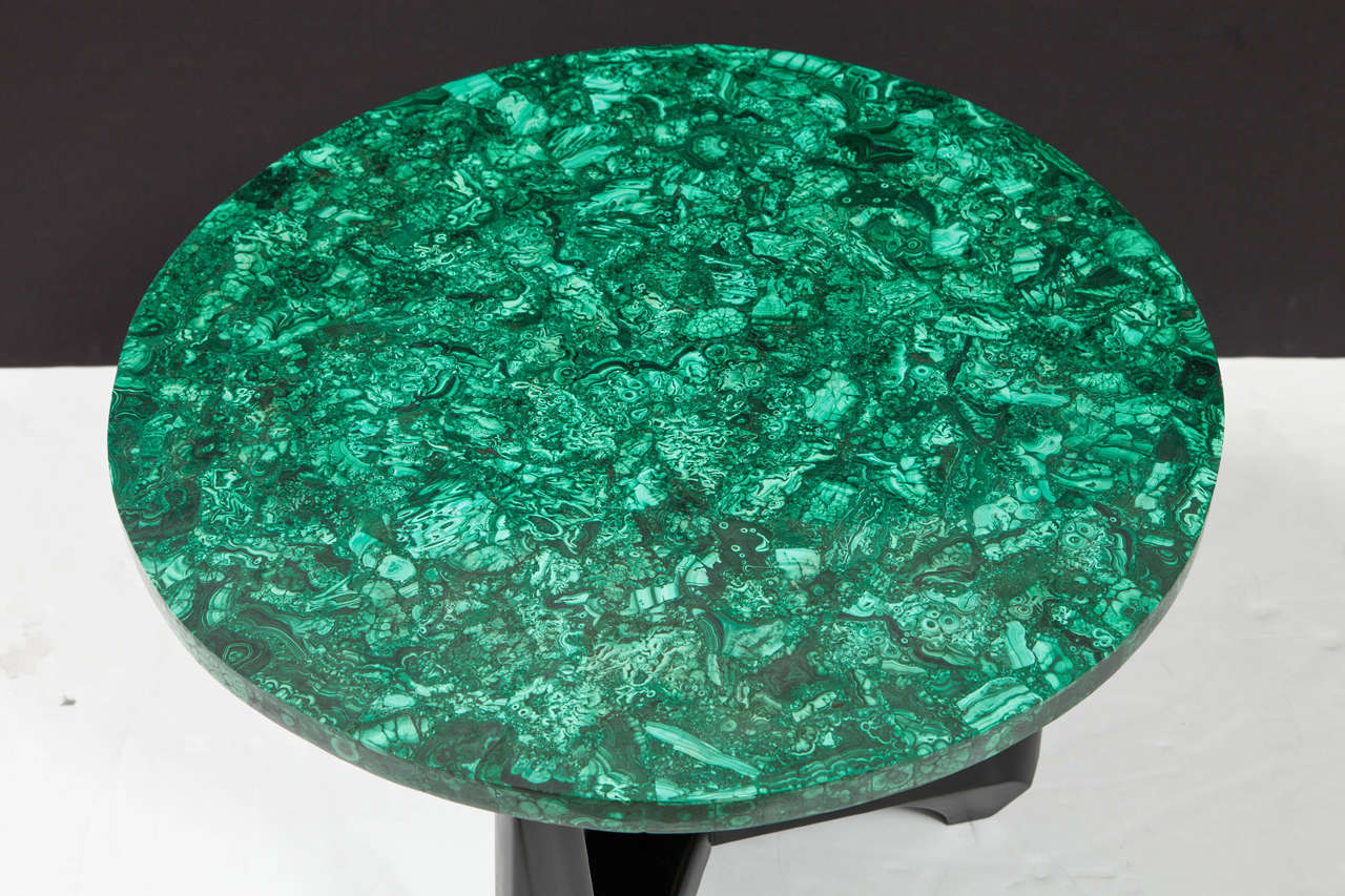 Pair of Side Tables in Malachite at 1stDibs | malachite side table ...
