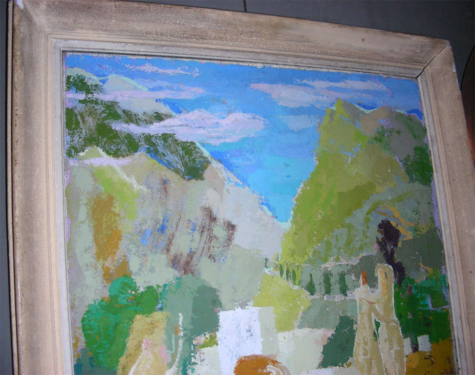 Large 1960s Painting by George Duval at 1stDibs | duval painter, duval ...