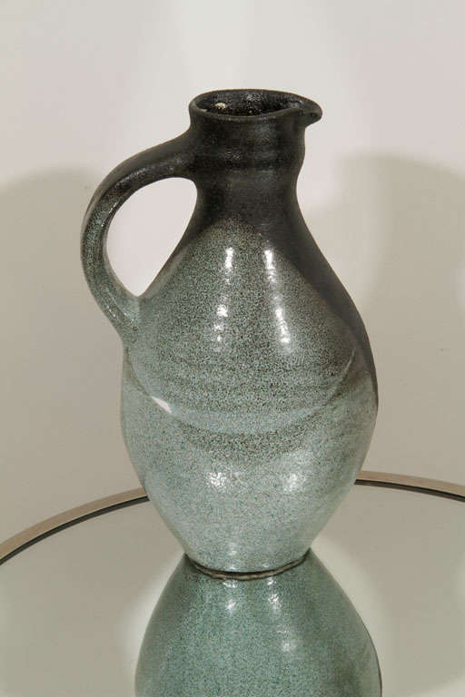 Gilbert Valentin, Les Archanges, Vallauris Ceramic Jug For Sale at 1stDibs