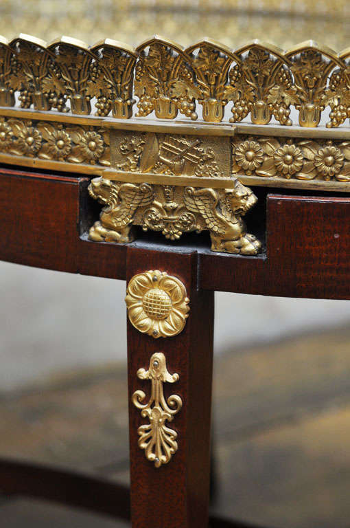 Empire Gilt Bronze Plateau Coffee Table or Occasional Table, France ...
